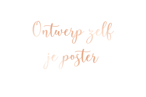 Zelf liggende poster met folie maken