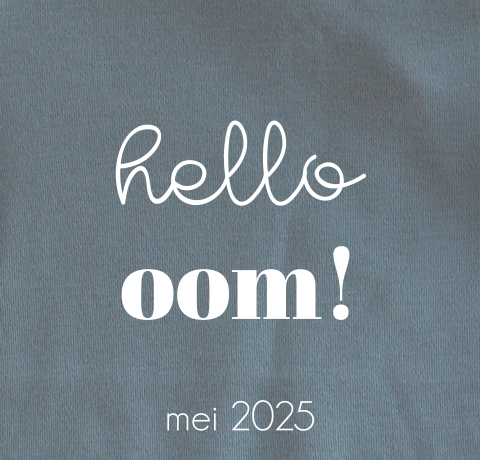 Zwangerschapsaankondiging antraciet romper 50-56 'hello oom'