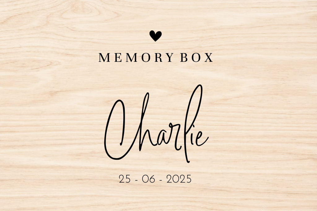Memorybox baby met eigen ontwerp