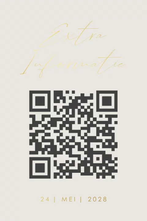 Extra informatie met qr-code