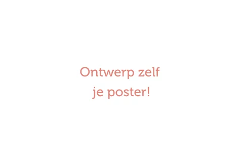 Ontwerp zelf je poster liggend