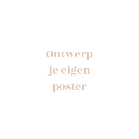 Ontwerp je eigen poster - Vierkant