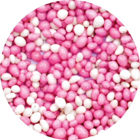 Sluitzegels met Roze muisjes