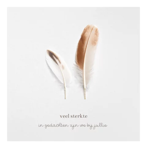 Kaart gecondoleerd en sterkte