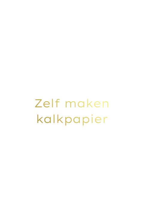 Blanco kalkpapier cover om zelf ontwerpen staand