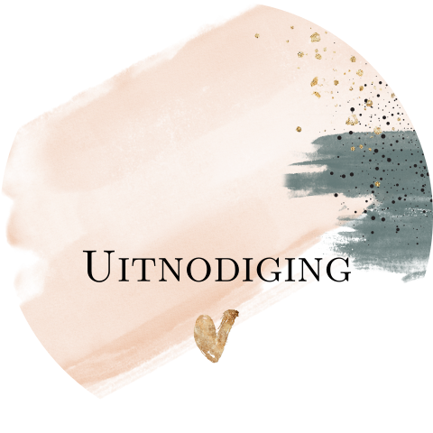 Sluitzegel modern met verf strepen