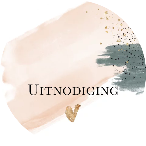 Sluitzegel modern met verf strepen