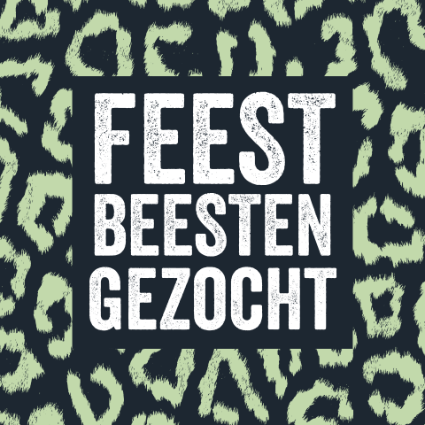 Uitnodiging feest beesten gezocht grappige verjaardag uitnodiging