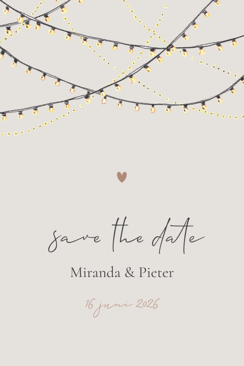 Maak hier Save the Date-kaarten - kies uit stijlvolle en sierlijke ...