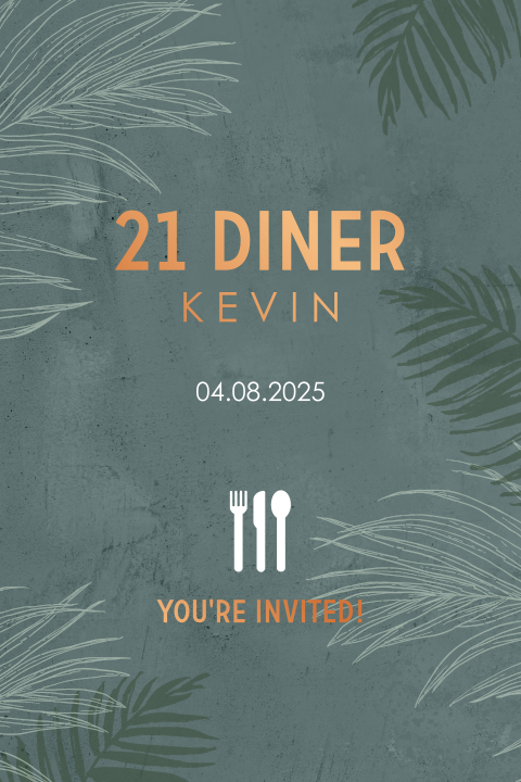 Uitnodiging 21-diner | Made for Moments