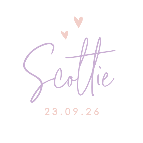 Ronde doopsuiker sticker in pasteltinten | 25 stuks