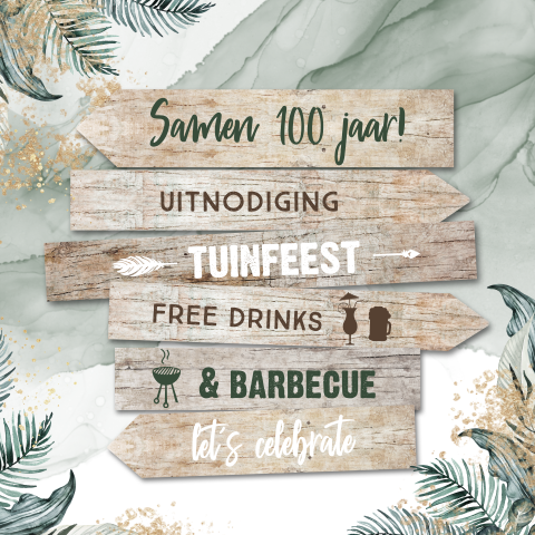 Uitnodiging samen 100 jaar | Made for Moments