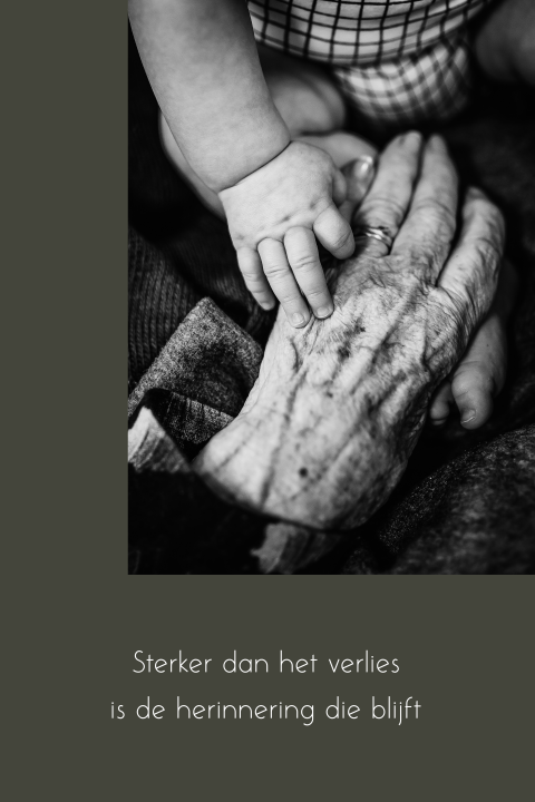 Condoleer de nabestaande met een wenskaart