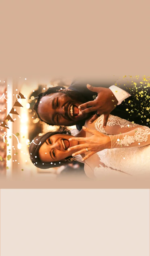 Personaliseerbare chocoladewikkel met trouwfoto