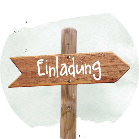 Aufkleber mit Wegweiser, 35mm ø 25 Stück