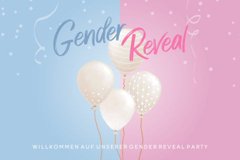 Gender Reveal Einladungskarten