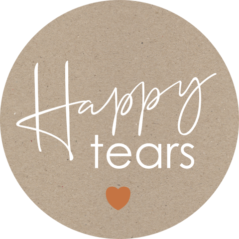 Kraft en Copper - Sticker Happy tears